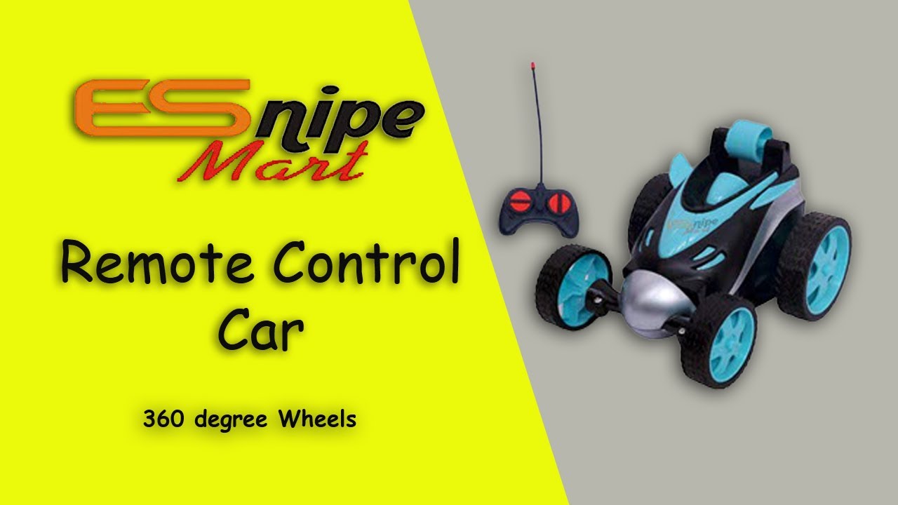 ESnipe Mart Remote Control Car RC Stunt Vehicle 360°Rotating Rolling ...
