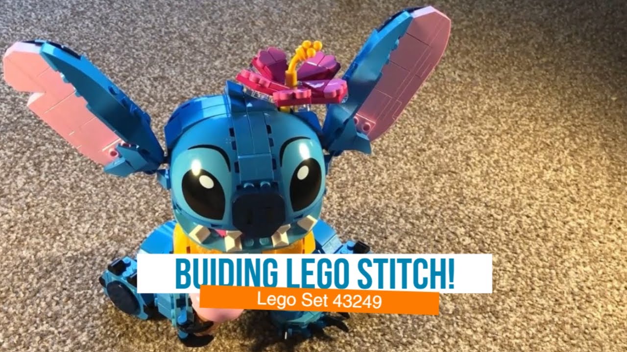 Building Lego Stitch Set 43249! ASMR Lego Building! Debut Video! - YouTube