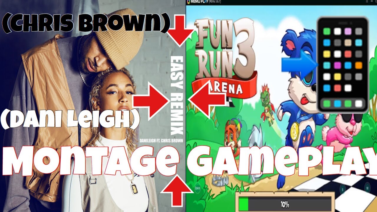 Fun Run 3 Montage - Dani Leigh(Easy)Remix Ft Chris Brown (Loop) - YouTube