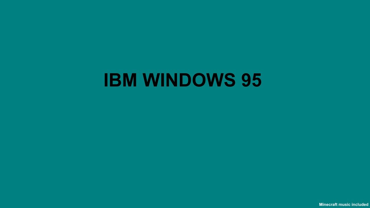 Exploring a OEM version of Windows 95 - YouTube