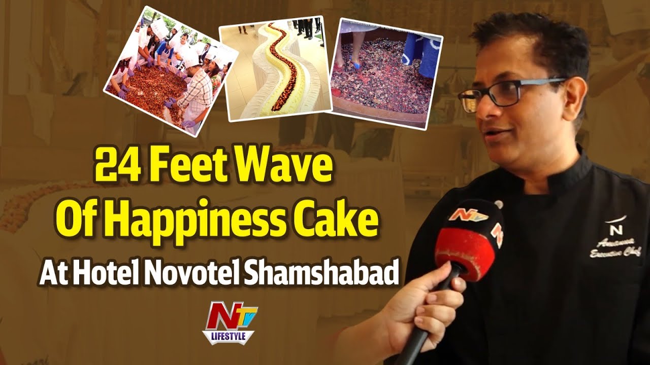 shamshabad Airport Novotel Hotel Celebrates Event With 24 Feet Wave Of ...