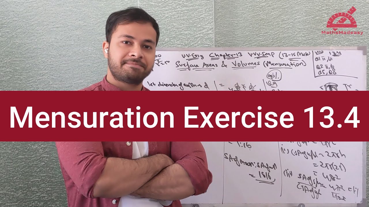 Lecture #7 | Mensuration | Exercise 13.4 | Chapter 13 | Class 9th Math ...