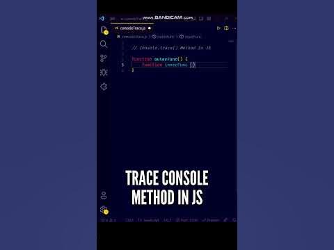 😍😍 COOL console.trace() Method in JavaScript you should know #shorts #javascript #programming # ...