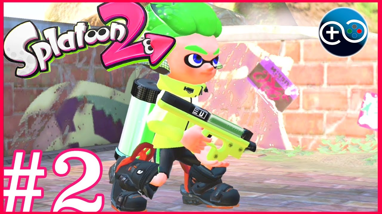 Splatoon 2 Gameplay Part 2 - Suction-Cup Lookout - YouTube