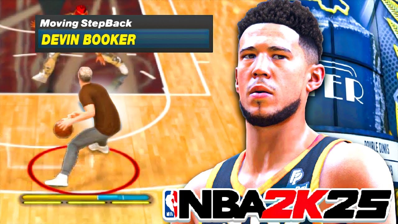 DEVIN BOOKER'S STEP BACK IS OVERPOWERED ON NBA 2K25 NEXT GEN! BETTER ...