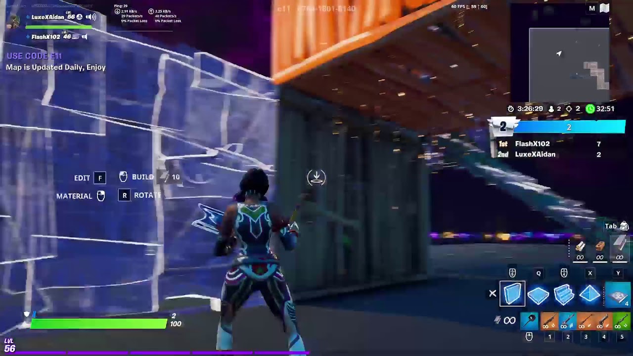 Playing fortnight all night - YouTube