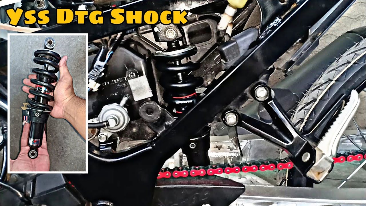 Installing Yss Dtg Shock for Raider carb/f.i | StreetBikeConcept - YouTube