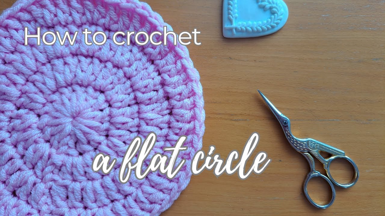 CROCHET A PERFECT FLAT CIRCLE How To Crochet A Flat Circle For crochet-a-perfect-flat-circle-how-to-crochet-a-flat-circle-for