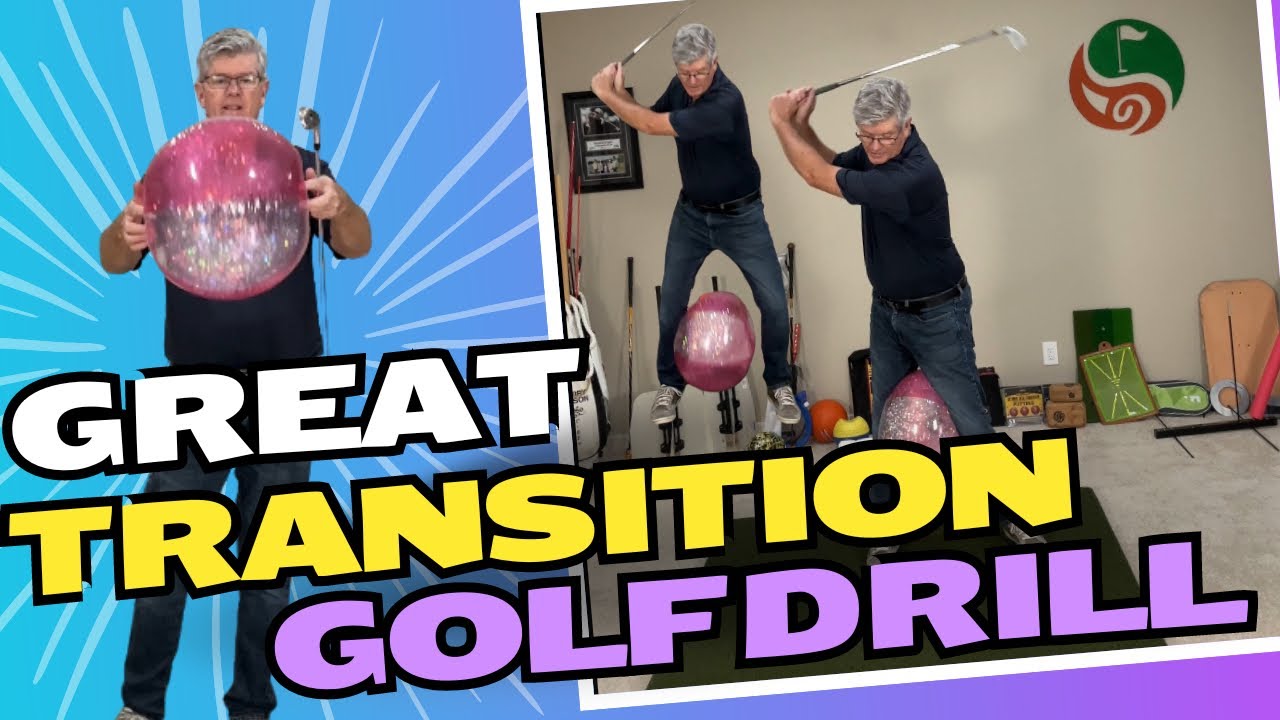 Golf Swing Transition Drill - Use The Lower Body To Start The Downswing ...