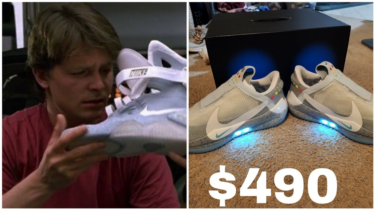 Unboxing The Nike Adapt BB Mag Shoes (Back to The Future) "Power Laces ...