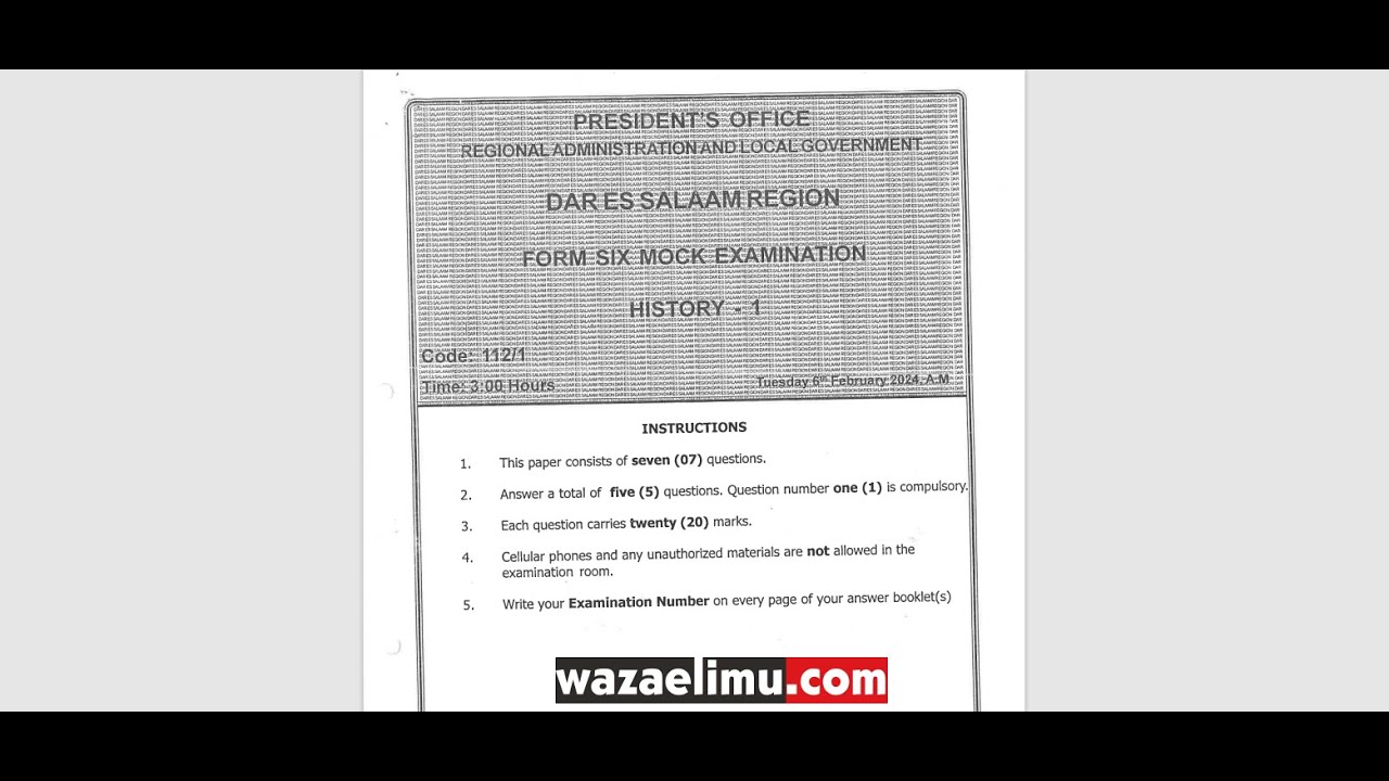 JINSI YA KU DOWNLOAD PAST PAPERS MOCK NA PRE NECTA BURE (FORM 1-6 ...