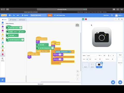 Camera app on scratch - YouTube