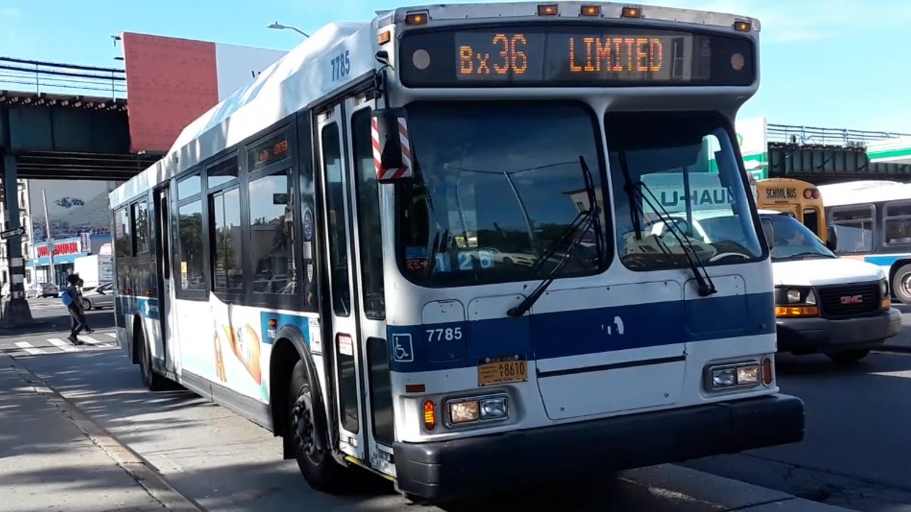 MTA: 2004 Orion VII 07.501 Gen-2 OG CNG Low Floor [7785] Bx36 LTD bus ...