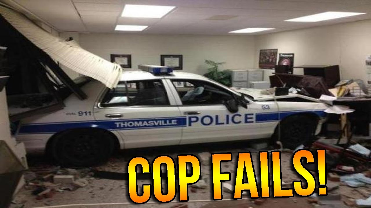 7 COP CAR FAILS! - YouTube