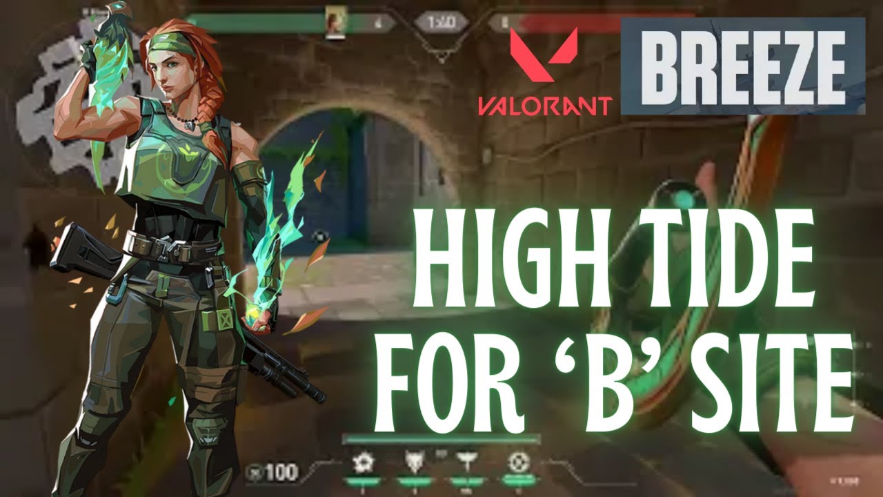 How to Do High Tide for B SITE in Breeze on Valorant (2024) | Valorant Tutorial - YouTube