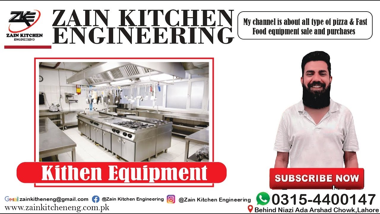 Kitchen Equipment By Zain Kitchen Engineering - YouTube