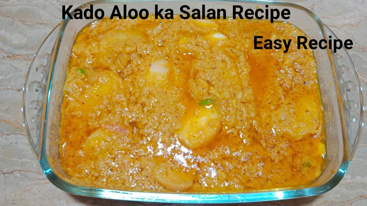 Easy Kado Aloo ka Salan Recipe - YouTube