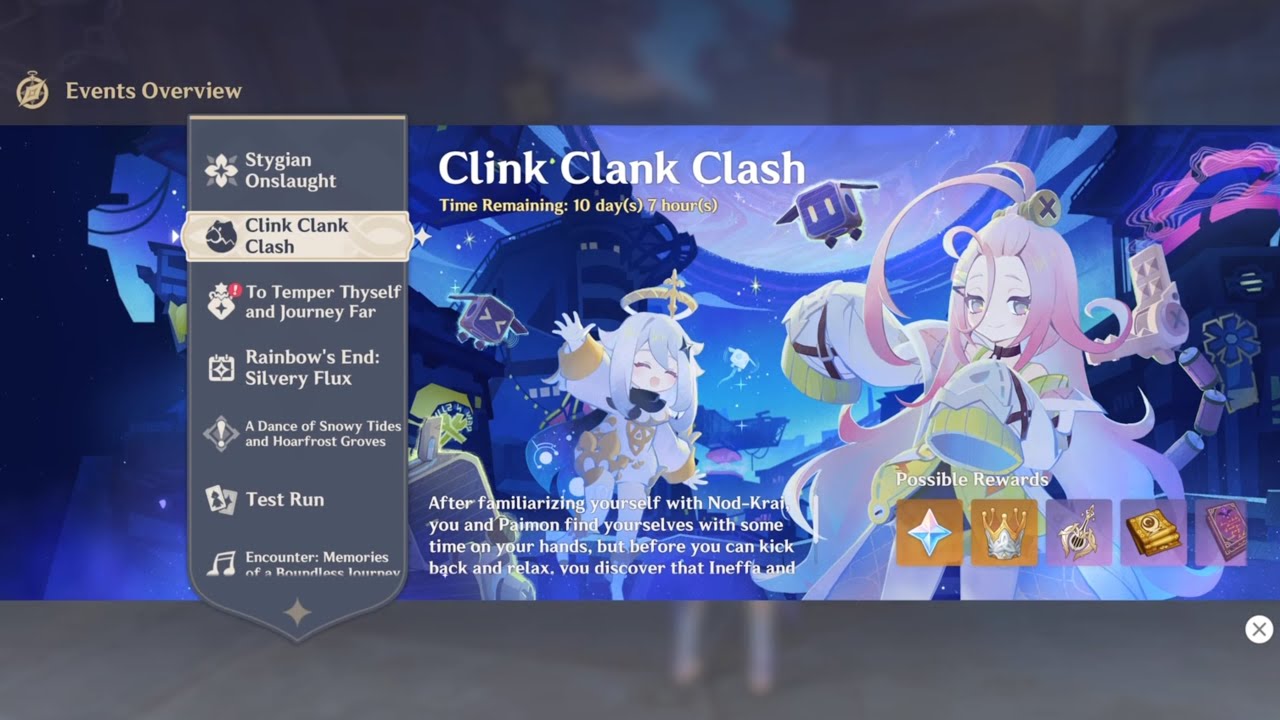 Clink Clank Clash Full Event W/Timestamps || Genshin Impact - YouTube
