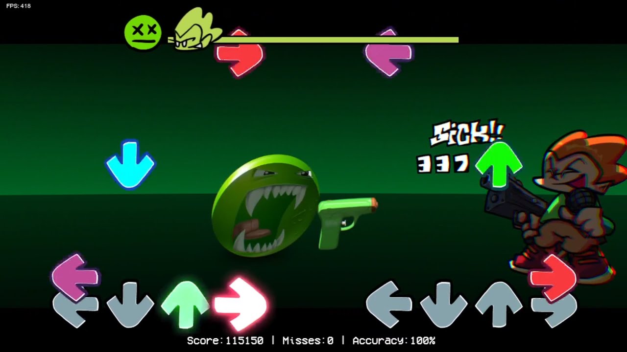 FNF - The Blue Smiley Mod - Viridis (composed by Rozebud) (FC) - YouTube