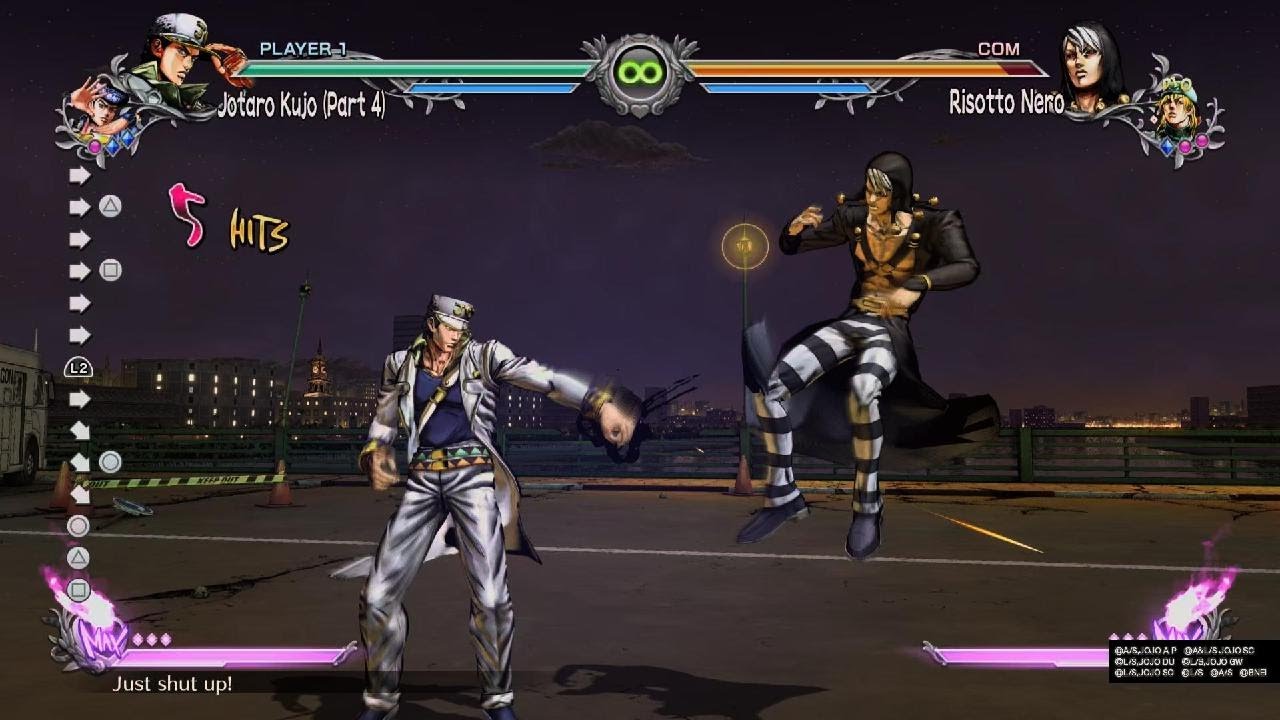 JoJo's Bizarre Adventure: All-Star Battle R_Jotaro Kujo Short Combo ...