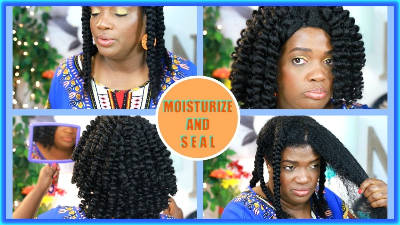Moisturize n Seal Chunky Plaits & Senegal Bantu Braid Wig Try-On (1B ...