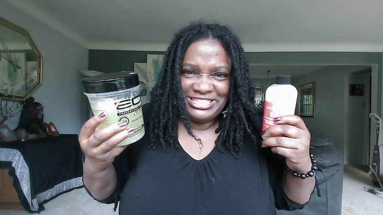 Using LOCSANITY To Moisturize Locs and ECO BLACK CASTOR FLAXSEED oil ...