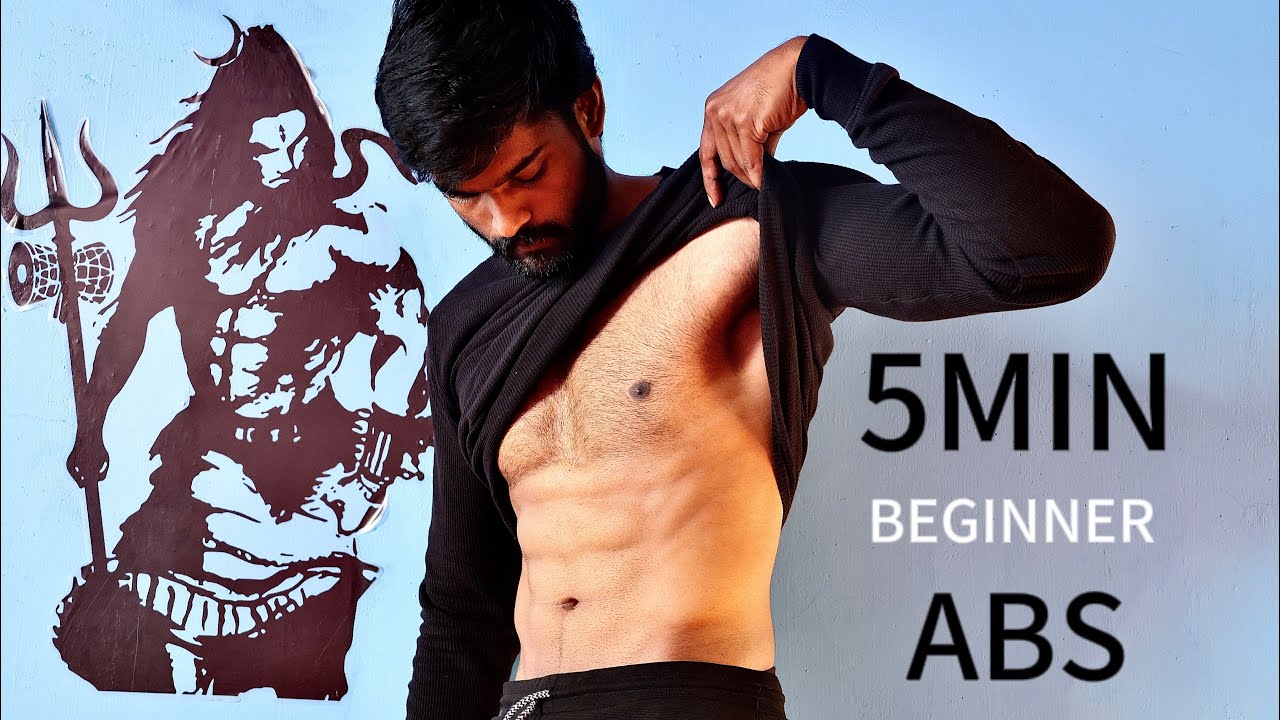 5 Minutes Six Pack Abs Workout at Home / lying Abs Workout For ...