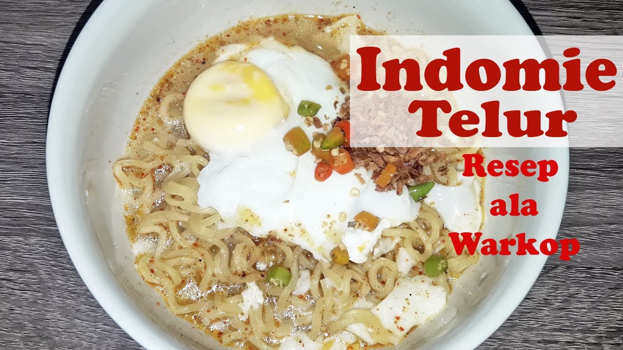 Indomie Telur Warkop | Tutorial Membuat Indomie paling Praktis Paling ...