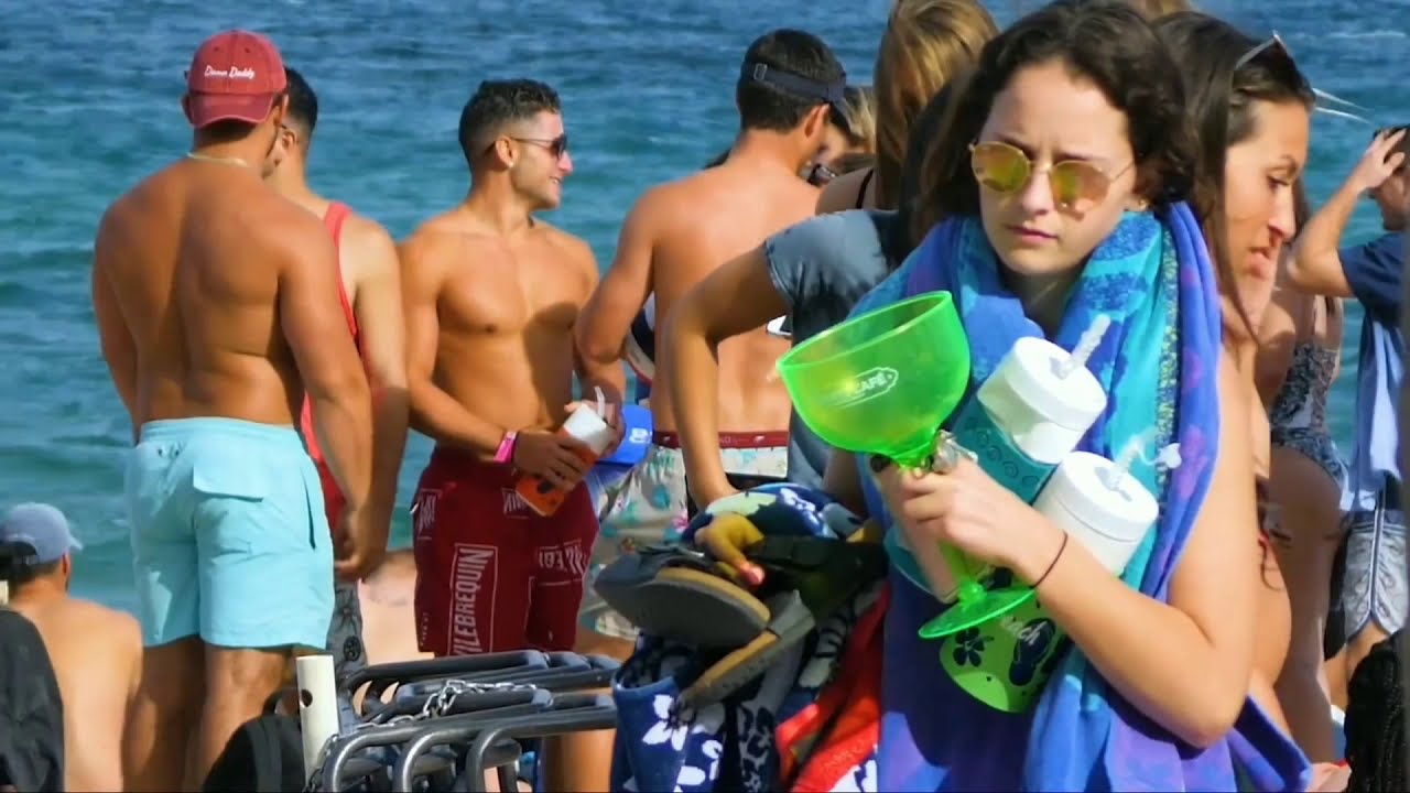 AKHIR MUSIM PANAS PANTAI FLORIDA ( WOW ) BEACH PARTY #01 - YouTube