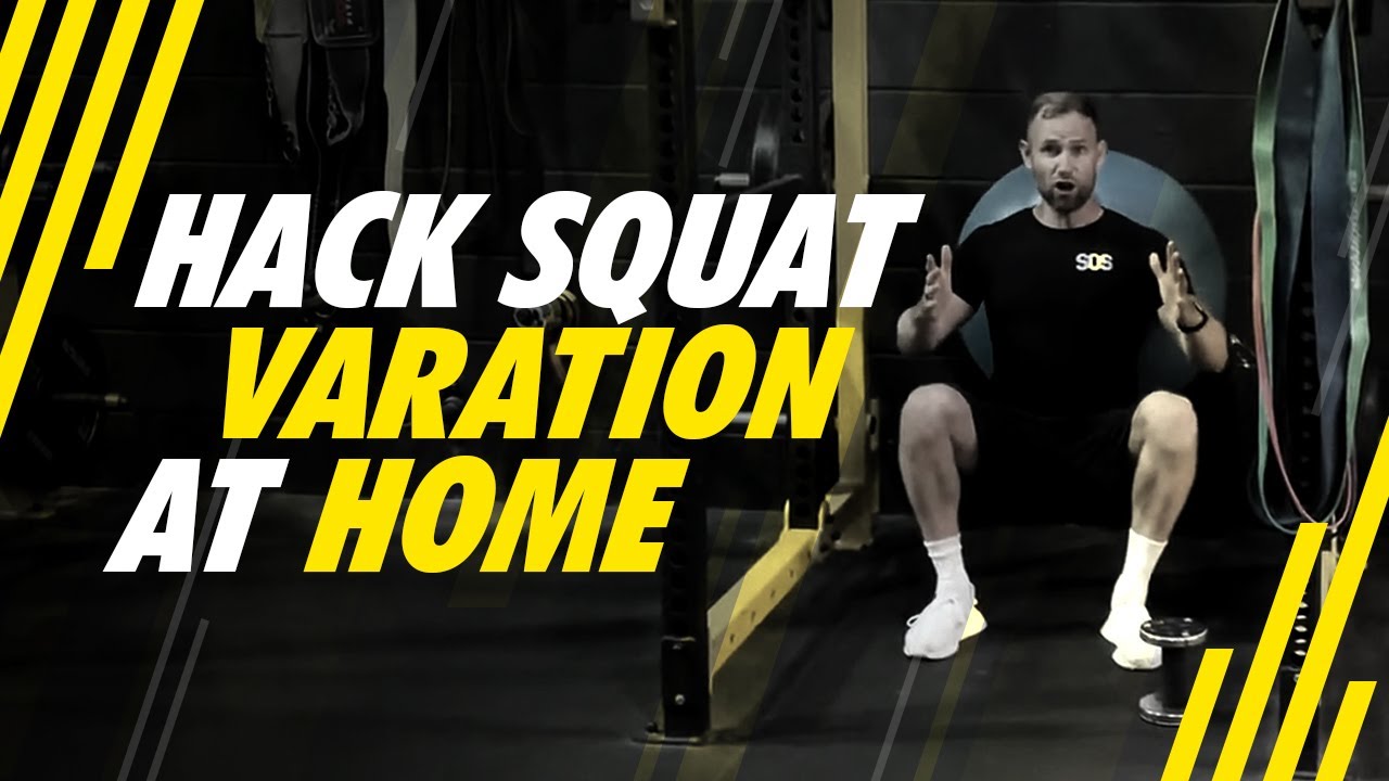 How to Perform a Hack Squat Variation at Home - YouTube