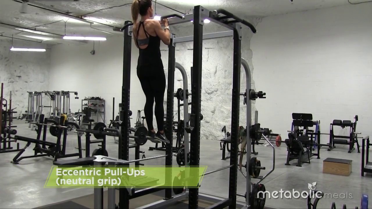 Metabolic Meals: Eccentric Pull-Ups (neutral grip) - YouTube