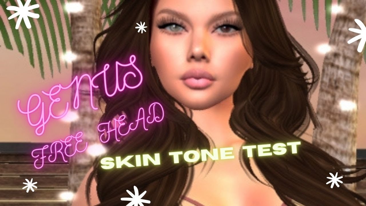 Second Life l GENUS free STRONG face SKIN TONE TEST l free skins l ...