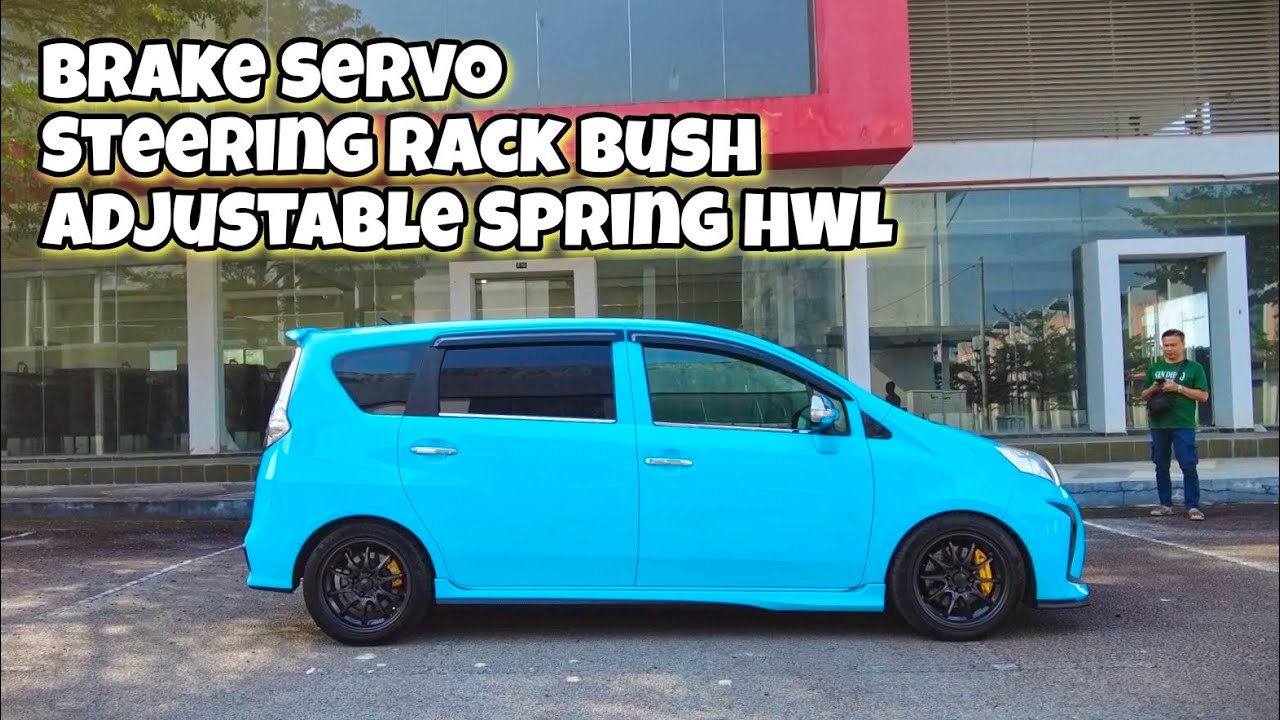 Perodua Alza Brake Servo Double Layer, Steering Rack Bush, Adjustable ...