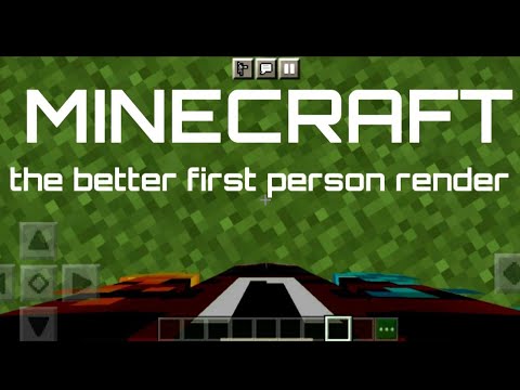 the better first person render download minecraft PE 1.18 - YouTube