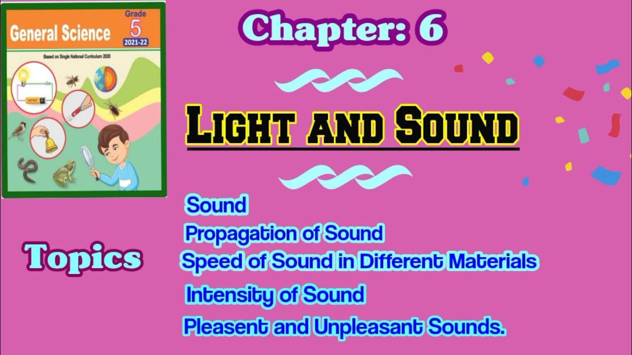 Science class 5|| Chapter 6|| Light and sound - YouTube