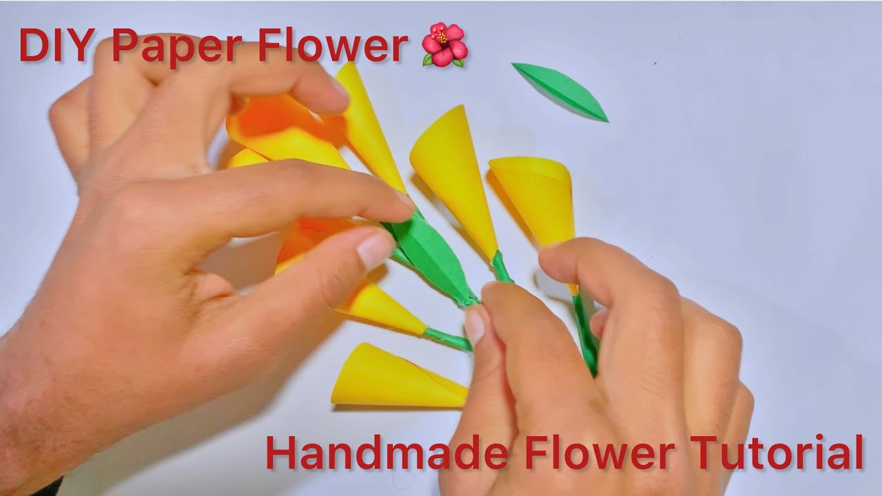 Mesmerizing Paper Craft Flowers | DIY Flower Making Ideas for Stunning ...