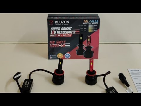 Bluzon Super Bright LED Bulbs - 3 in 1 Colour (www.hotcarshop.in) - YouTube