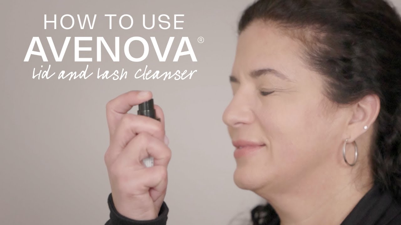 How To Apply Avenova Lid & Lash Cleanser - YouTube