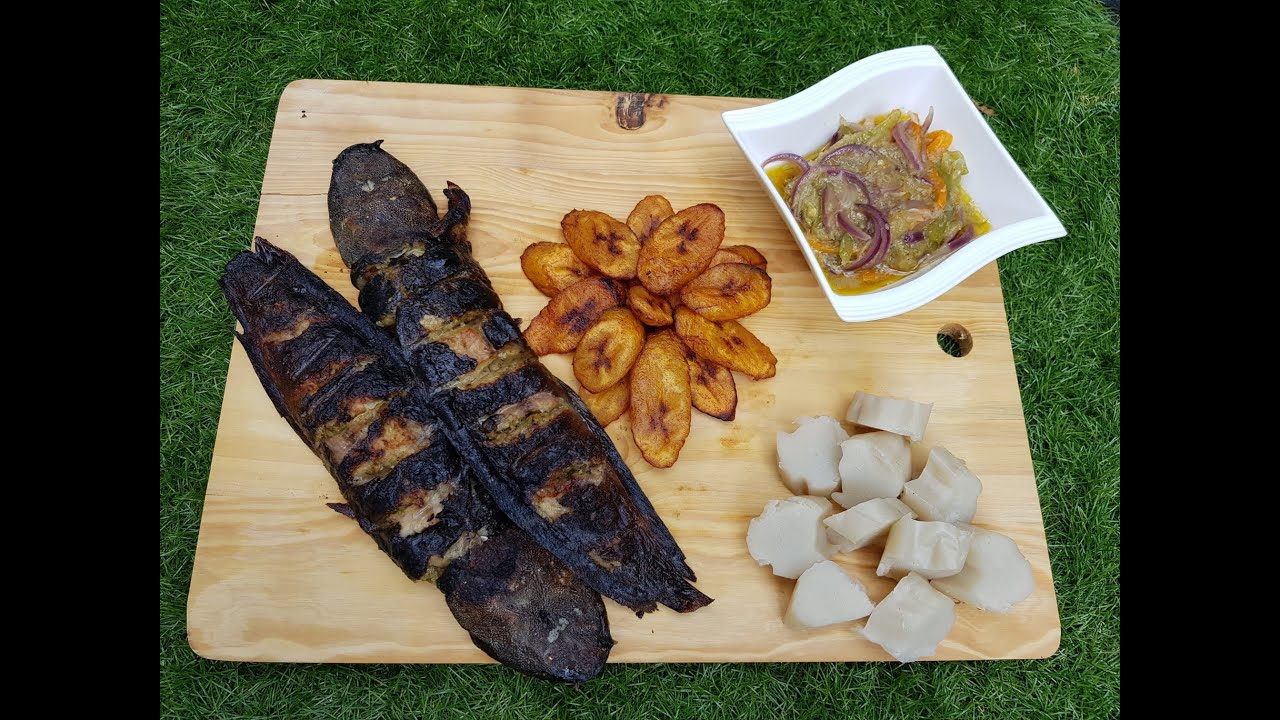 cuisiner avec moi : poisson chat(ngolo) grillé avec le clou de girofle ...