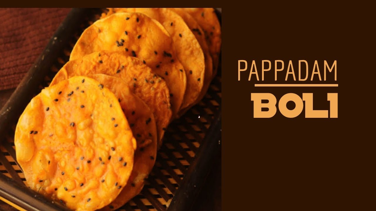 Pappadam Boli | Crispy and tasty😋😍 - YouTube