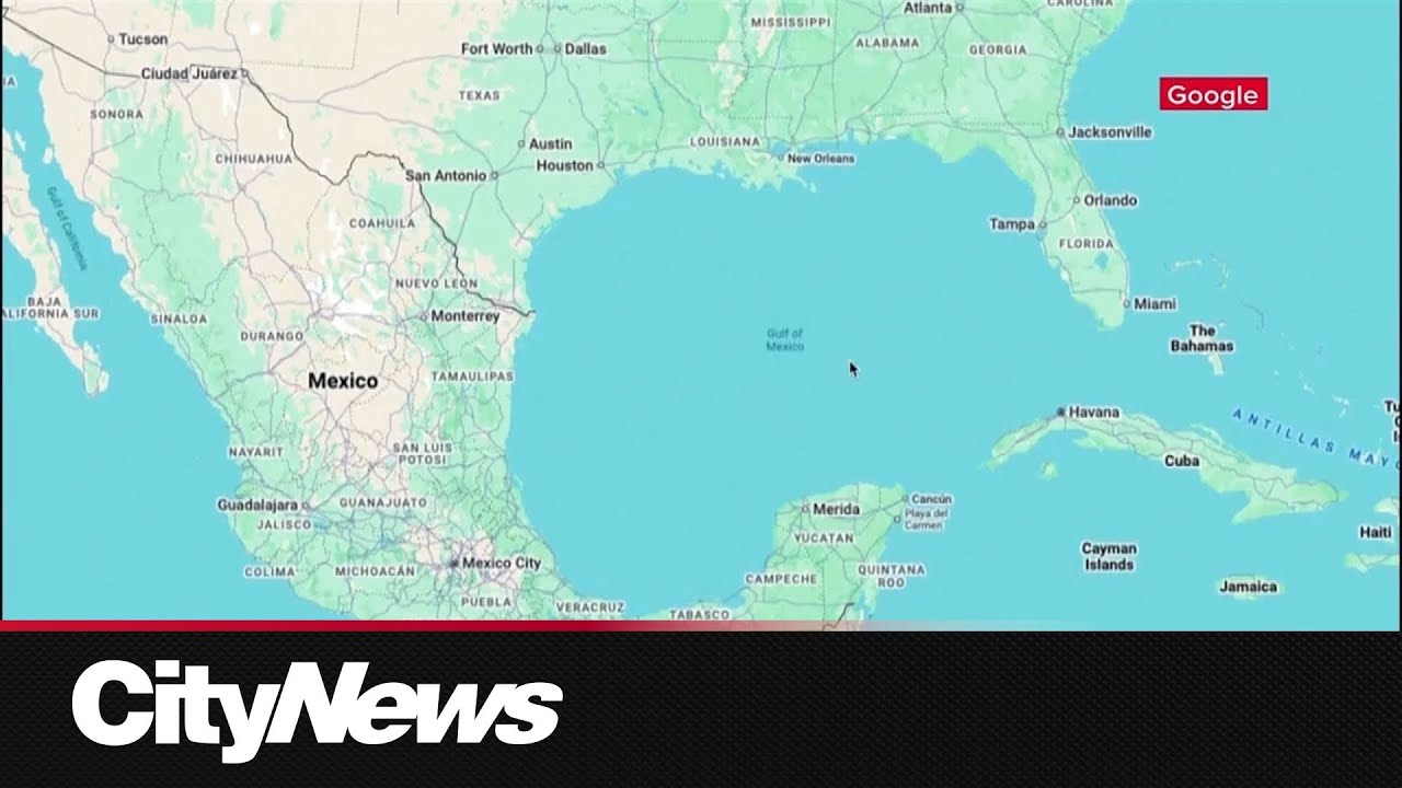 Google Maps to rename Gulf of Mexico to Gulf of America - YouTube