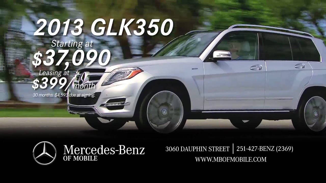 Mercedes-Benz of Mobile | 2013 GLK 350 & 2014 E 350 - YouTube