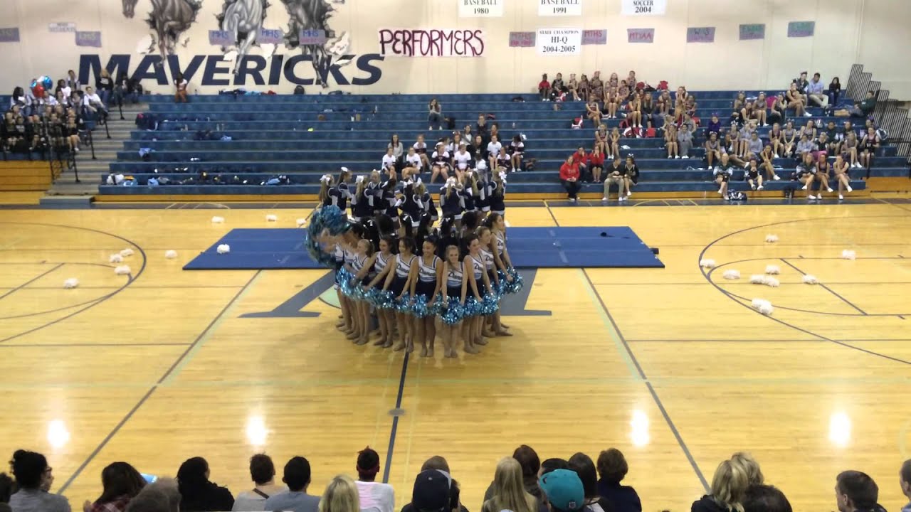 MHS Cheer & Dance Team Collaboration Neon Lights Spirit Showcase 2014 ...