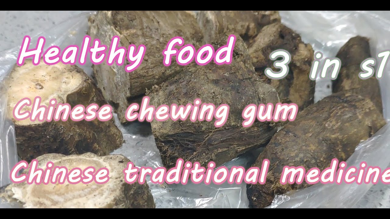 Healthy Chinese food/ Chinese traditional medicine/ Chinese chewing gum ...