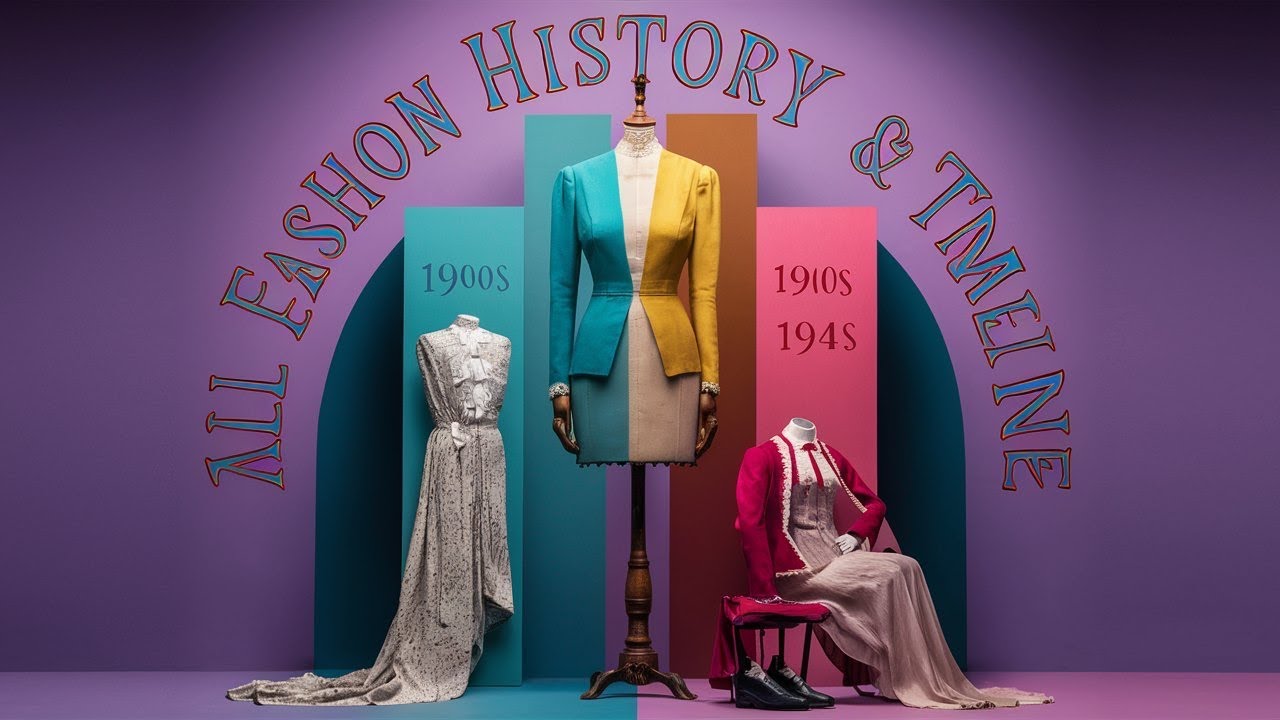 All Fashion History & Timeline - From 1900s To Today | The History of ...