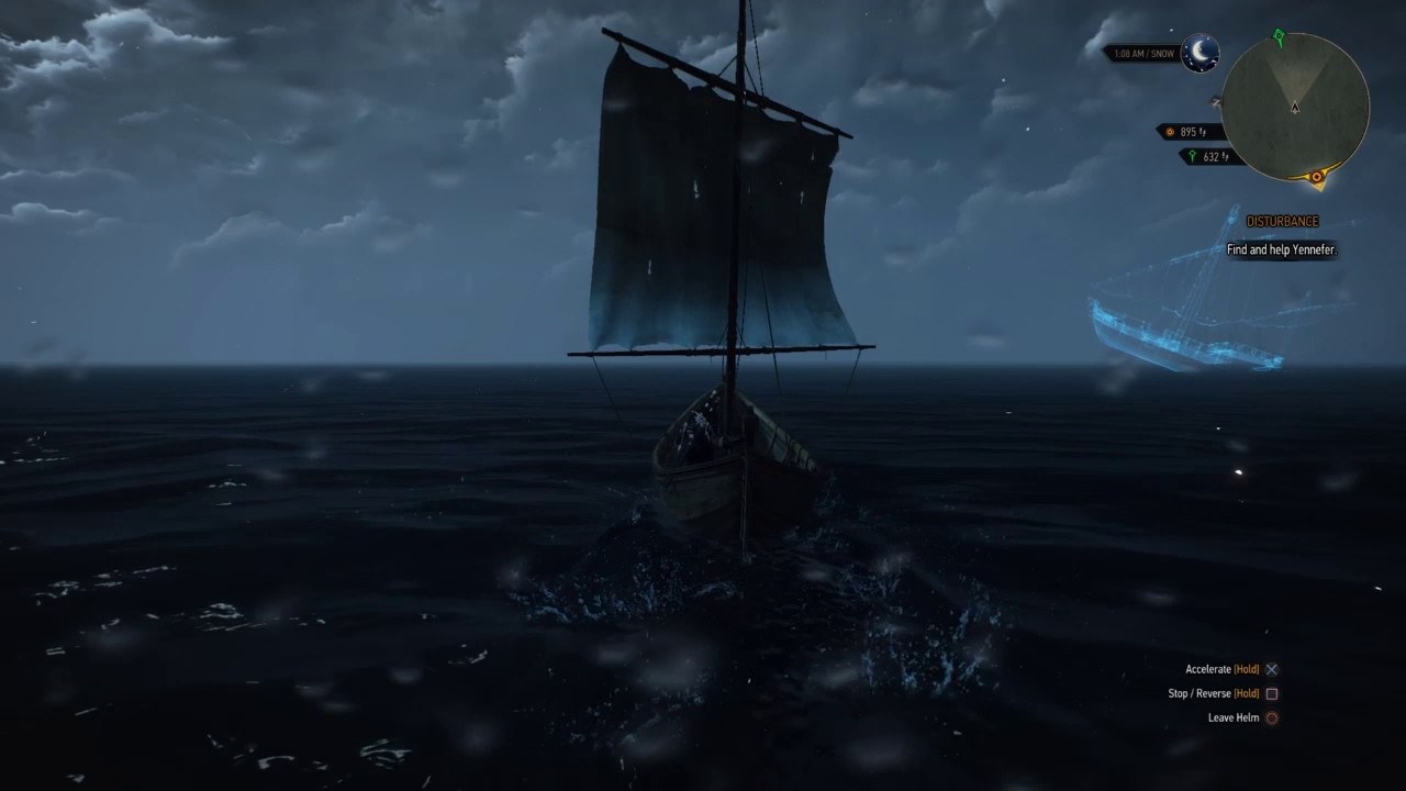 The Witcher 3: Ghost Ship Easter Egg - YouTube