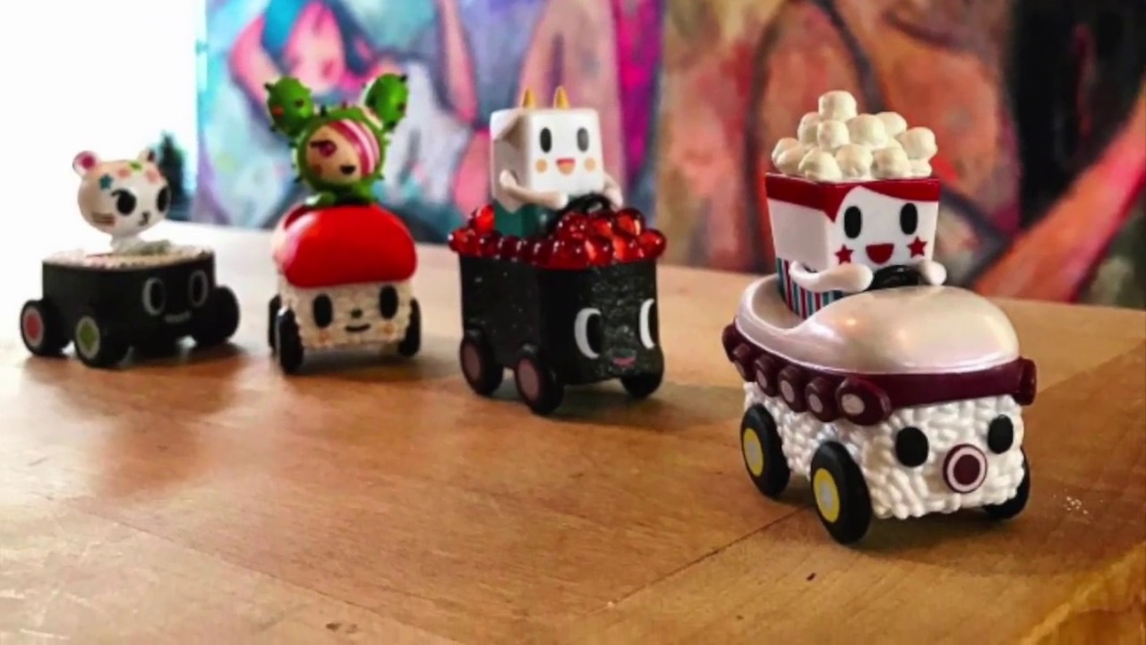 #TOYSREVIL Takes A Look @ SUSHI CARS from Tokidoki - YouTube