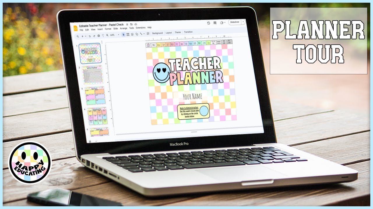 Digital Teacher Planner Tour by Happy Educating - YouTube