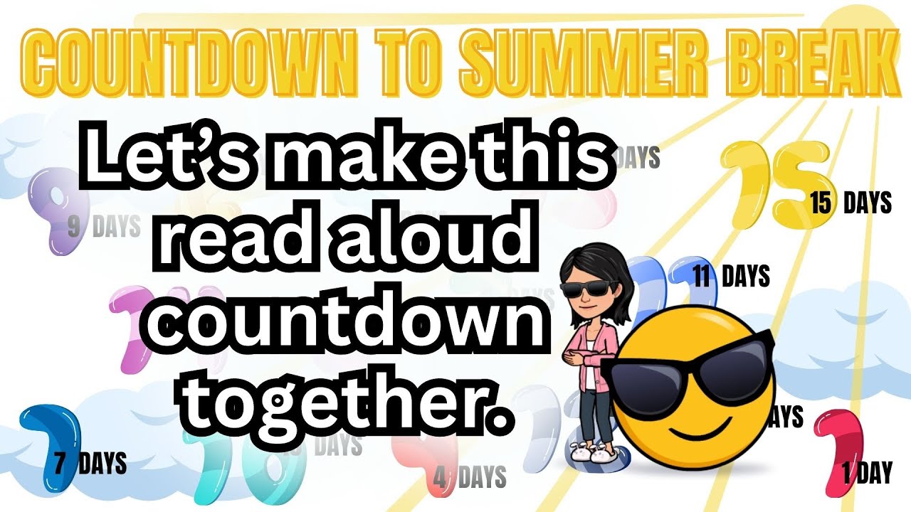Let's Make a Read Aloud Countdown to Summer...Together on Canva - YouTube
