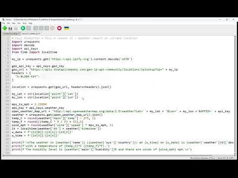 Paul McWhorter's Pico W Lesson 31 - Using 3 APIs - YouTube
